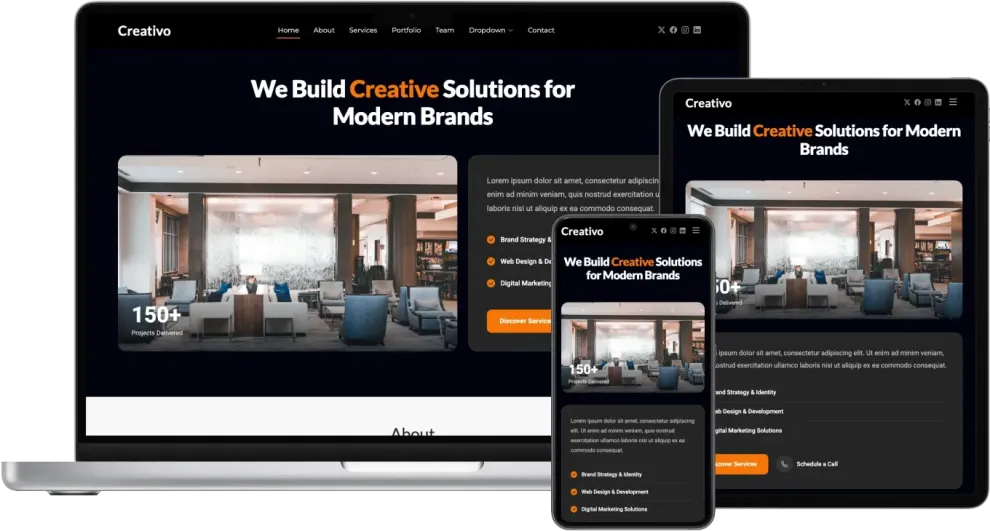 Creativo - Best Agency Template for Creative Studios and Marketing 2026 ...