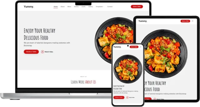 Bootstrap Restaurant Templates BootstrapMade